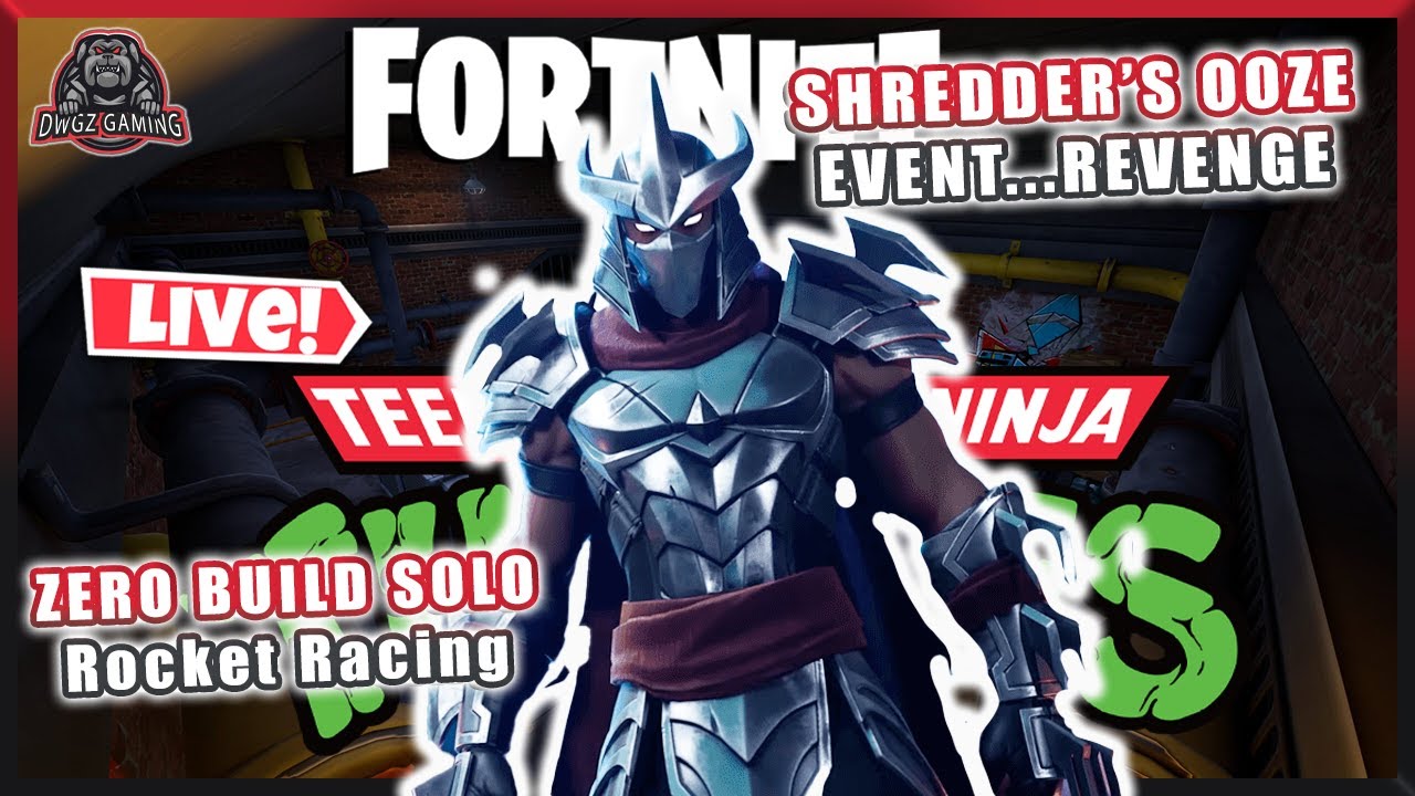 Shredder's OOZE Event...Revenge!! | Rocket Racing | Zero Build Solo ...