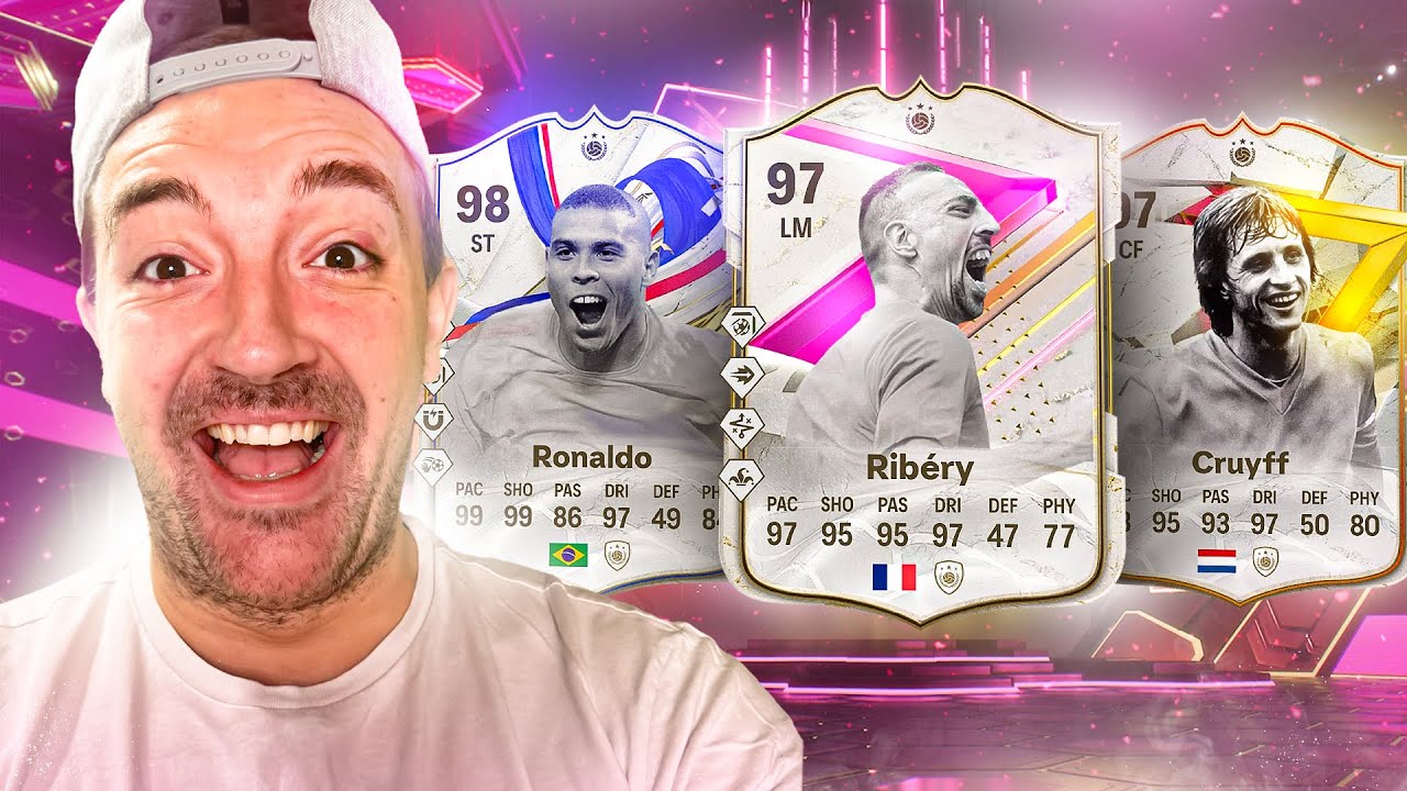 30x New 92 Gol Gotg Or Futties Icon Upgrade Packs On Fc 24 Youtube