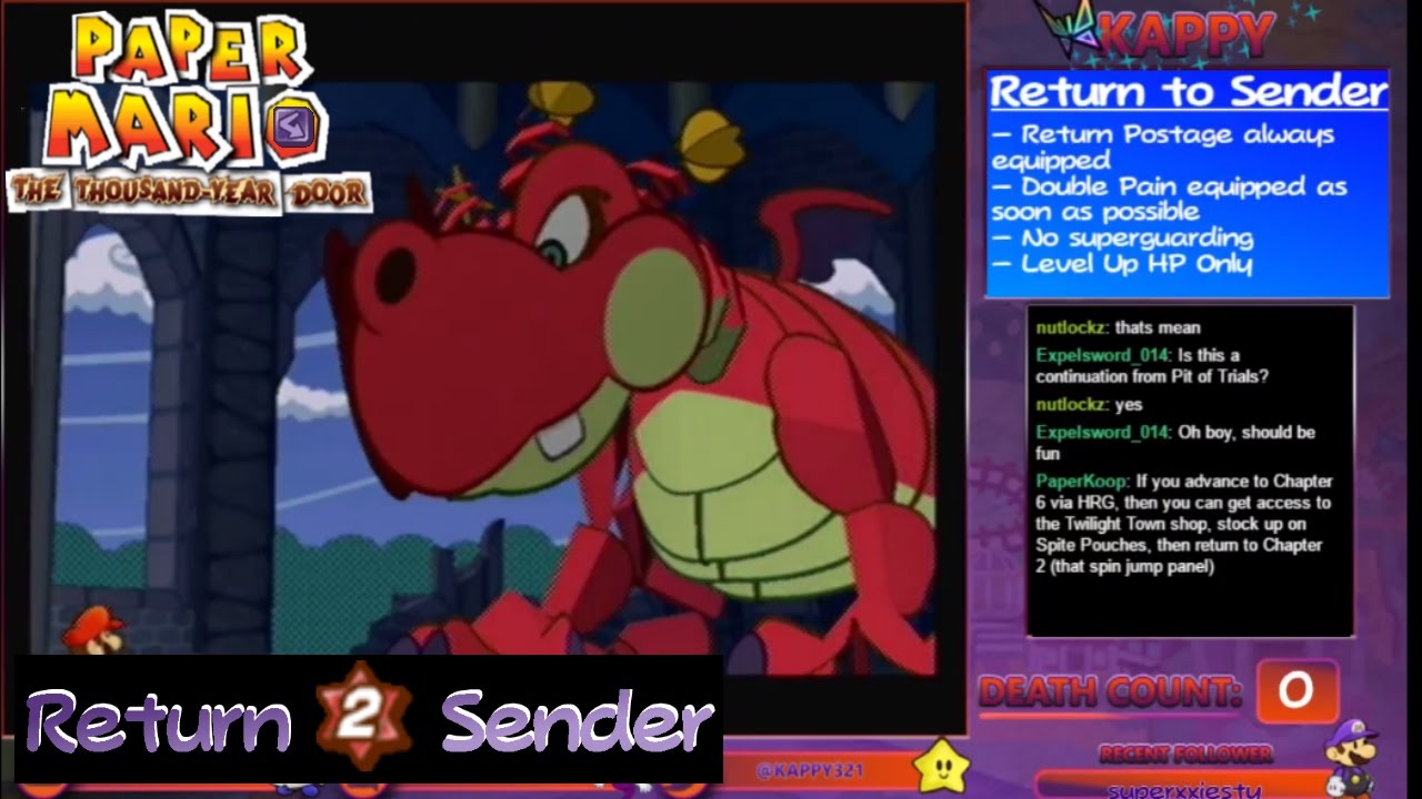 Paper Mario: TTYD - Hooktail (Return To Sender) - YouTube