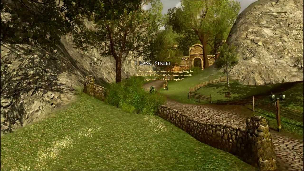 LOTRO - War-Steed ride ( Spring Lissuin outfit ) - YouTube