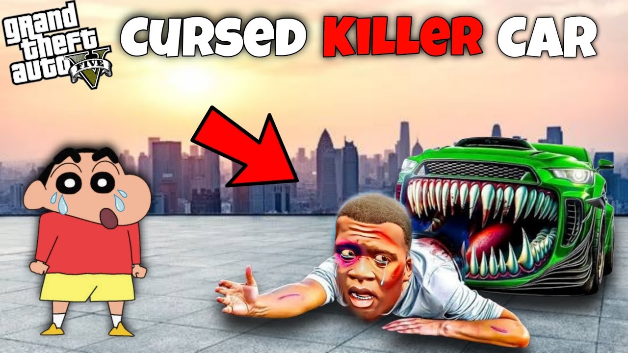 GTA 5 : Franklin New Car Is A Cursed Killer car | killer Baleno attack ...