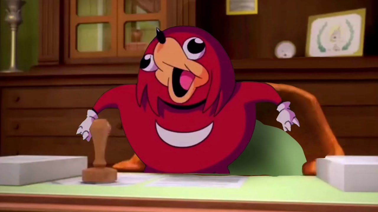 Knuckles doesn't approve your meme cause its gei - YouTube