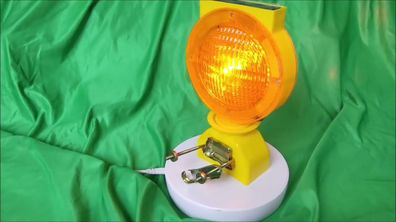 Solar Panel Safety Blinker Light, Solar Light Flashing Light, Signal ...