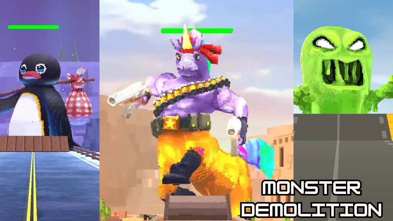 Monster Demolition mobile game. We look at the next boss, and defeat ...