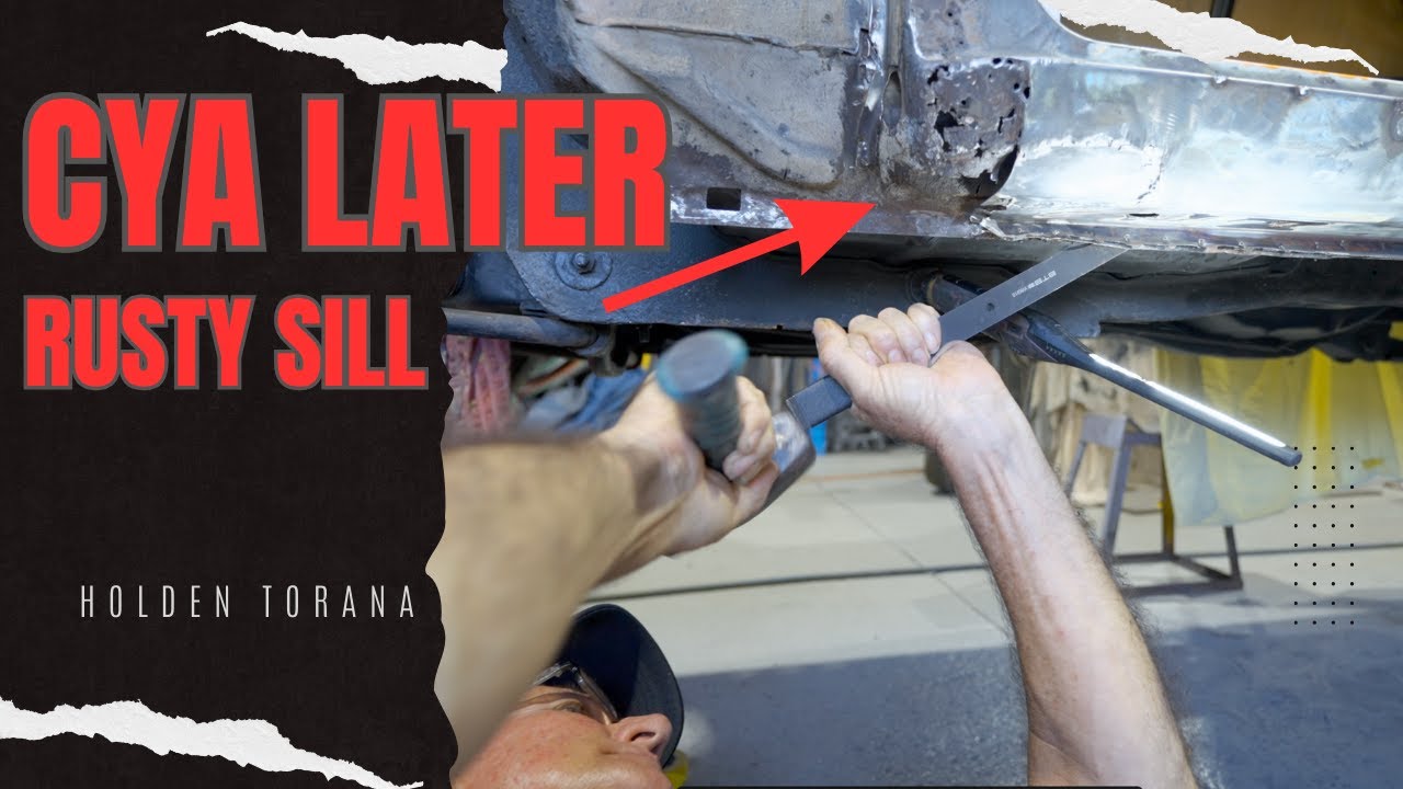 Holden Torana Gtr Xu1 LJ ( Part 28 ) REMOVING a RUSTY SILL on a classic ...