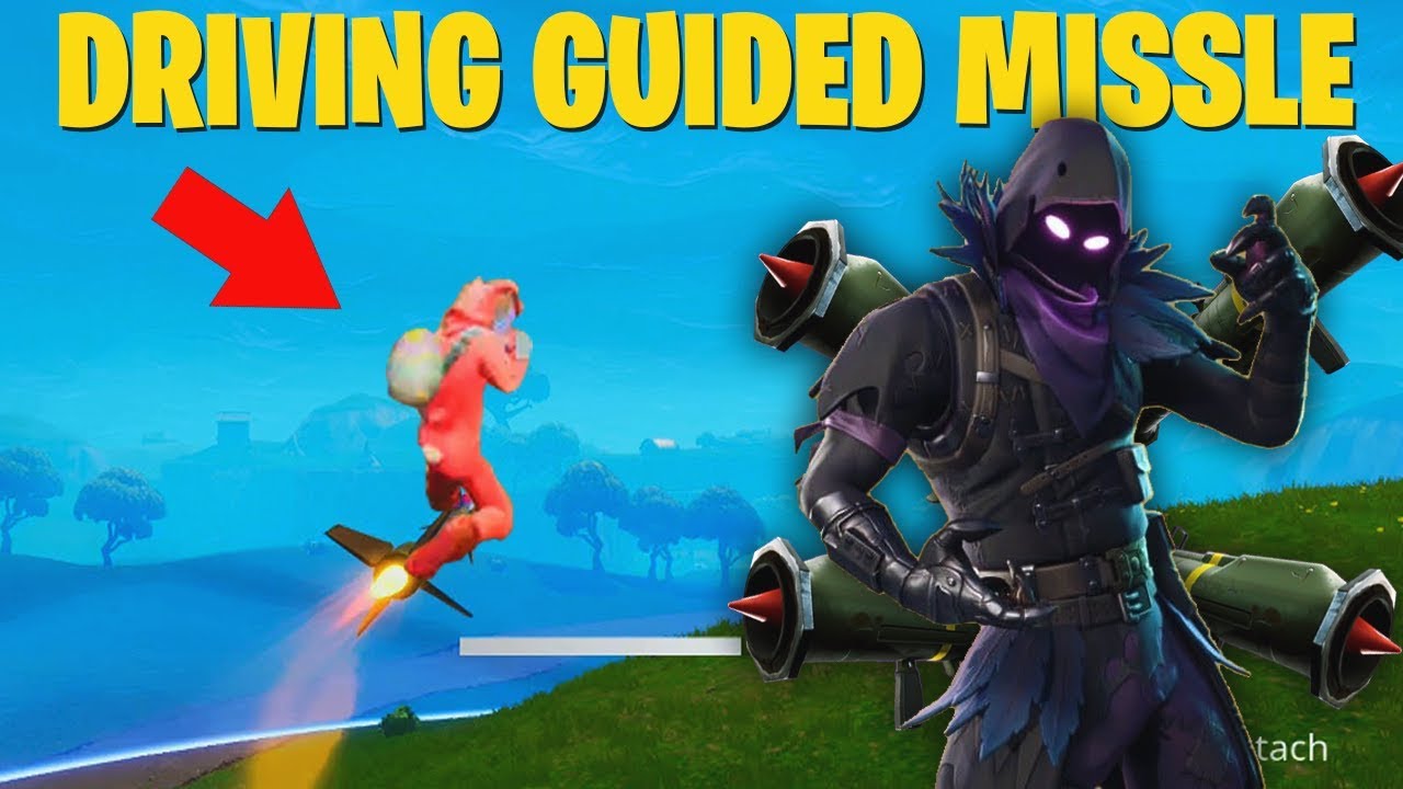 How To DRIVE Your Guided Missle While Rocket Riding! - Fortnite Battle ...