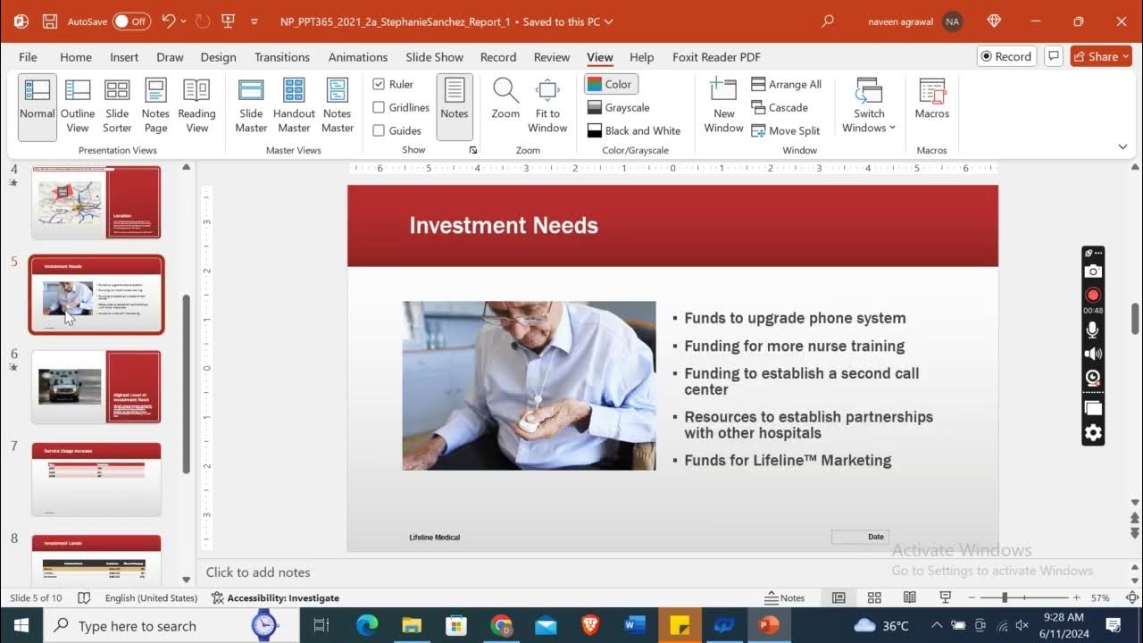 New Perspectives PowerPoint 365/2021 | Module 2: SAM Project 1a # ...