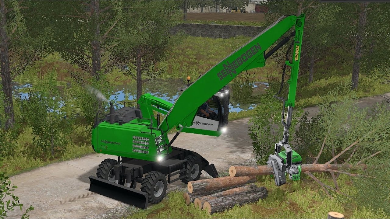 Farming Simulator 17 - Forestry and Farming on Old Streams 020 - YouTube