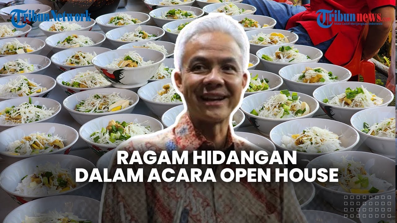 Ragam Hidangan dalam Acara Open House bersama Gubernur Jawa Tengah ...