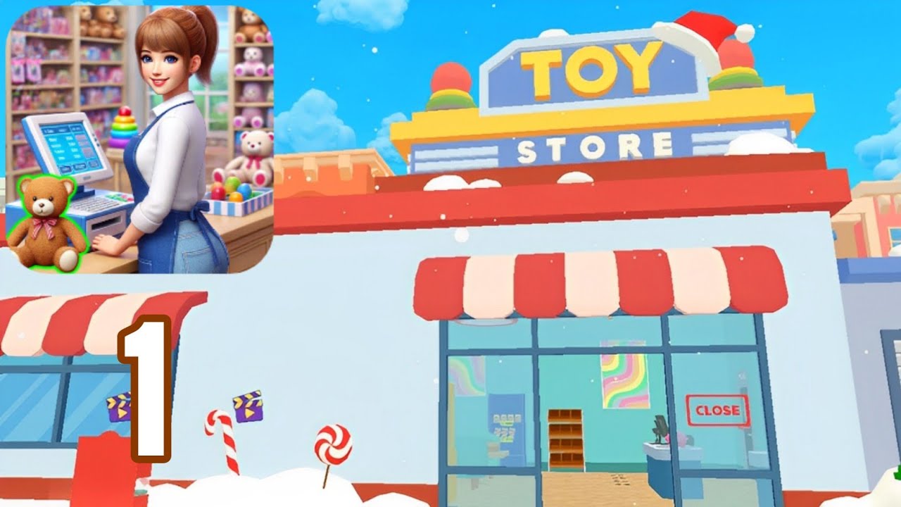 Toy Simulator Store - Part 1 - Gameplay Walkthrough - Shop Level 1-5 ...