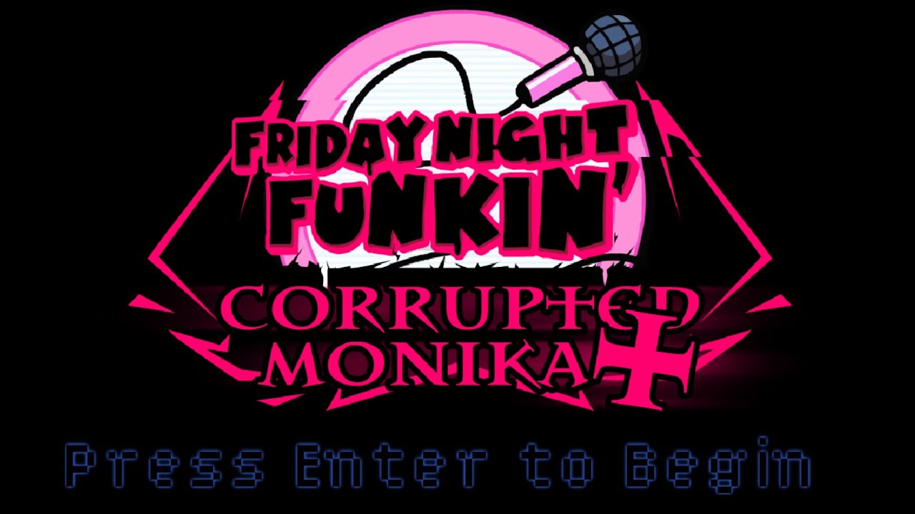 Friday Night Funkin': Corrupted Monika + Playthrough - YouTube