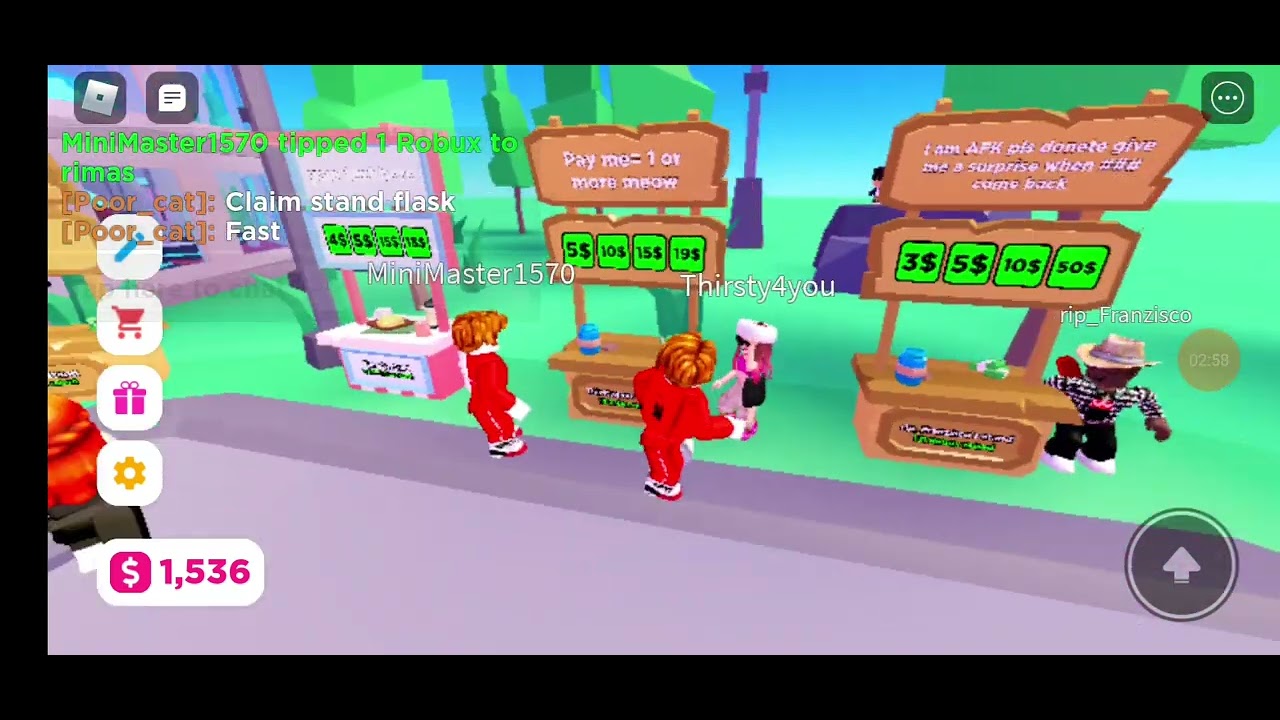 We donate everyone in the server in pls donate a small donation - YouTube