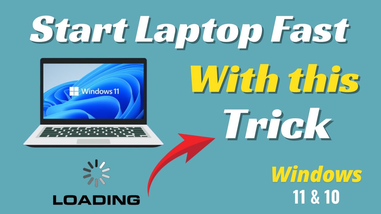 Start Laptop Fast🚀with this Trick | Slow Start Windows Laptop Issue ...
