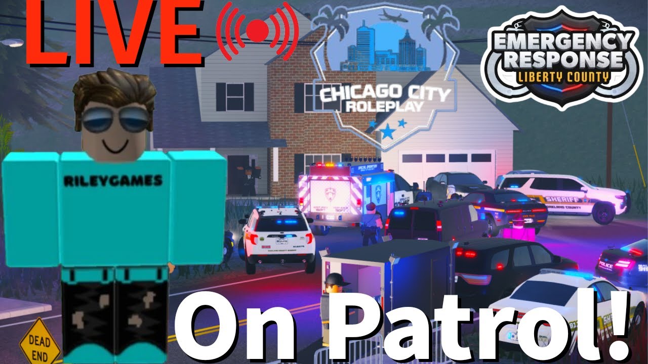 Live ER:LC On Patrol | Chicago City Roleplay EP : 3 - YouTube