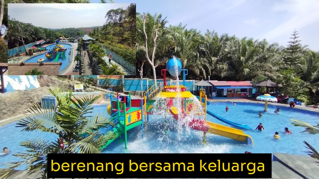 Berenang bersama keluarga tercinta di Anak Raja waterpark - YouTube