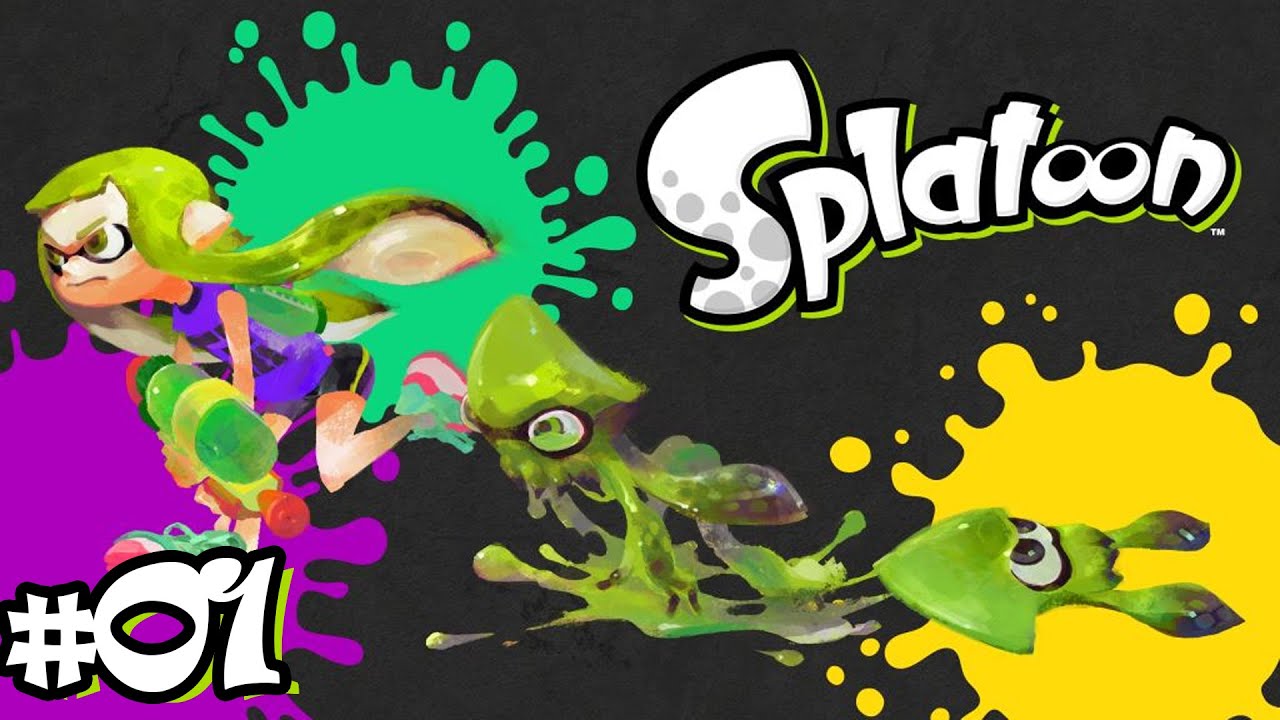 Let's Play Splatoon #01 : I'm a Kid AND a Squid - YouTube