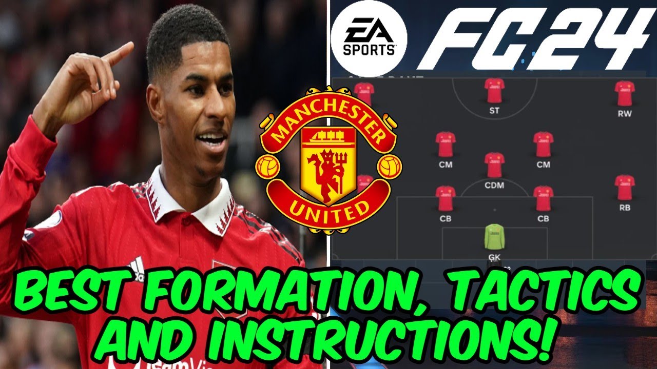 EA FC 24 - BEST MANCHESTER UNITED Formation, Tactics and Instructions ...