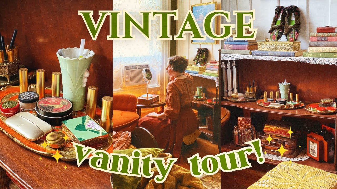 DIY Vintage Vanity Tour! - YouTube