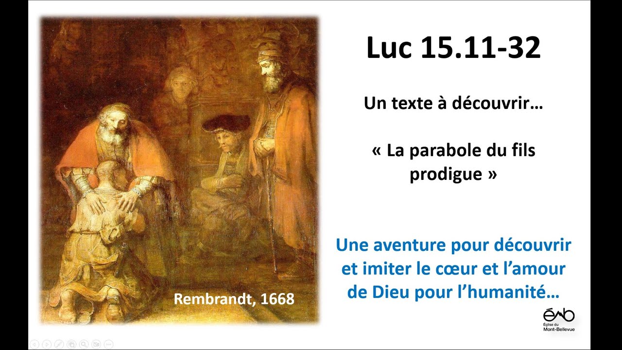 Le fils prodigue Luc 15 - YouTube