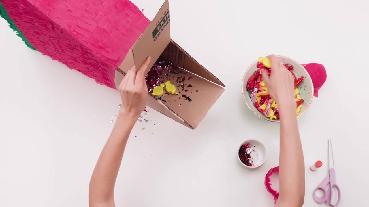 Fun, Easy DIY Watermelon Party Piñata - YouTube