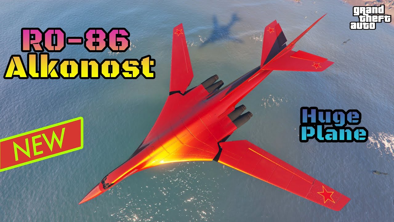 RO-86 Alkonost Review & Best Customization | GTA Online | BIGGEST PLANE ...