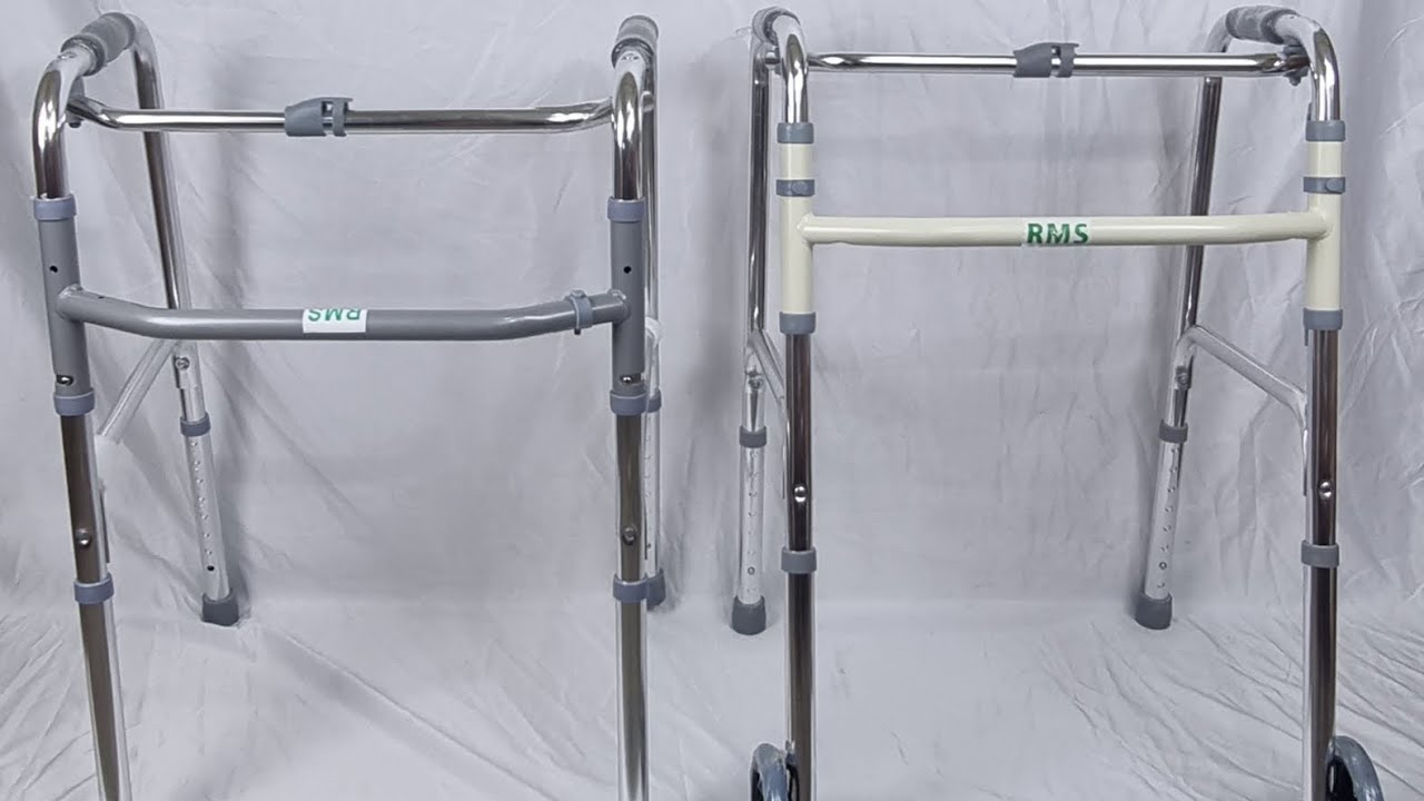 Cara mengunakan walker standar ato walker roda RMS - YouTube