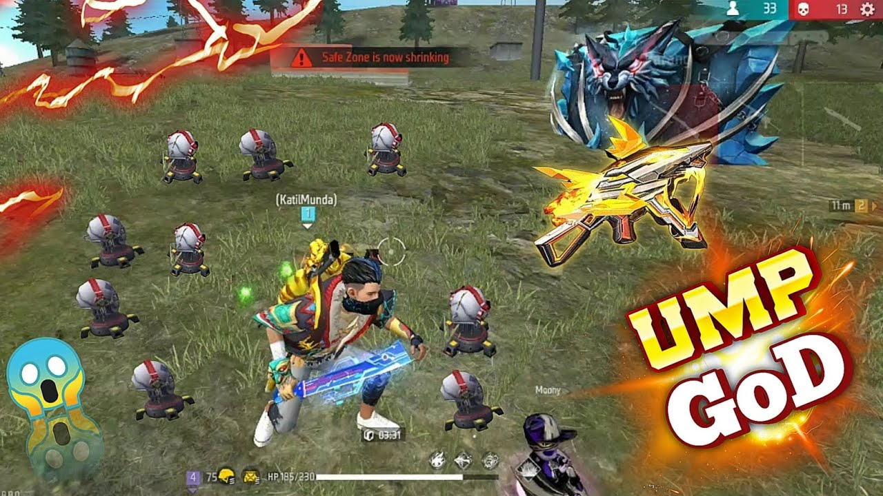 Ump God ff ||Ump Gameplay Free Fire||BR Rank Push Full Video|| FF # ...