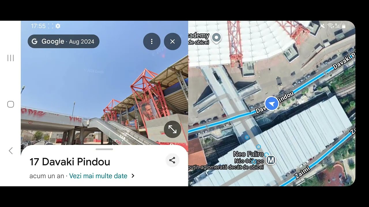 I'm exploring real life metro transport station line 1 from MONASTERAKI ...