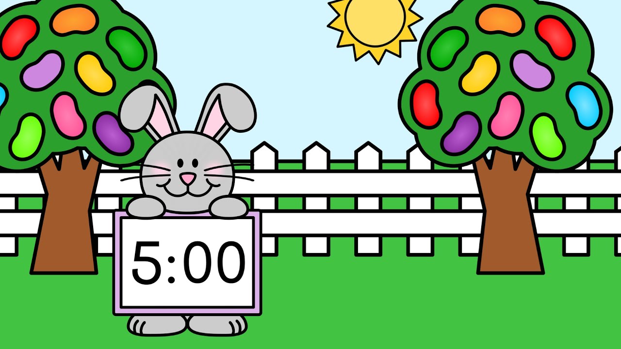 5 minute Easter Timer with 2 Minute Clean Up - YouTube