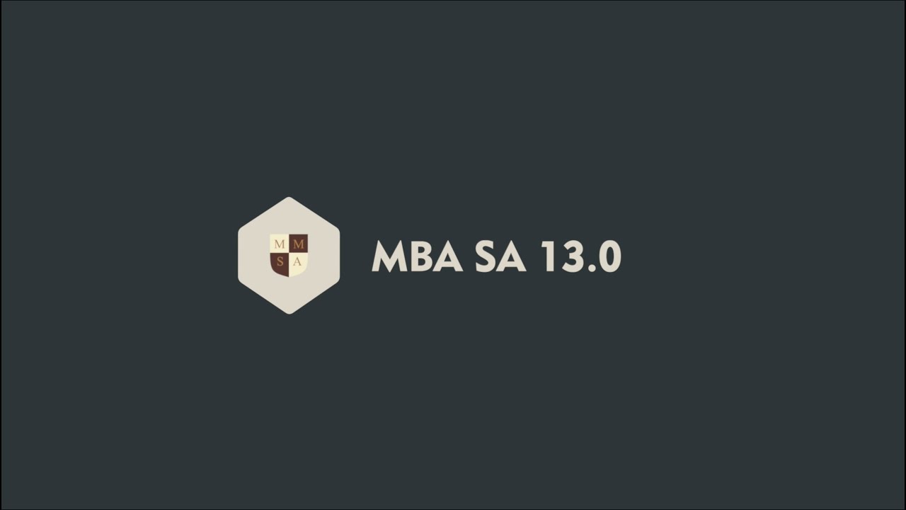 MBA SA 13.0 Profile - YouTube