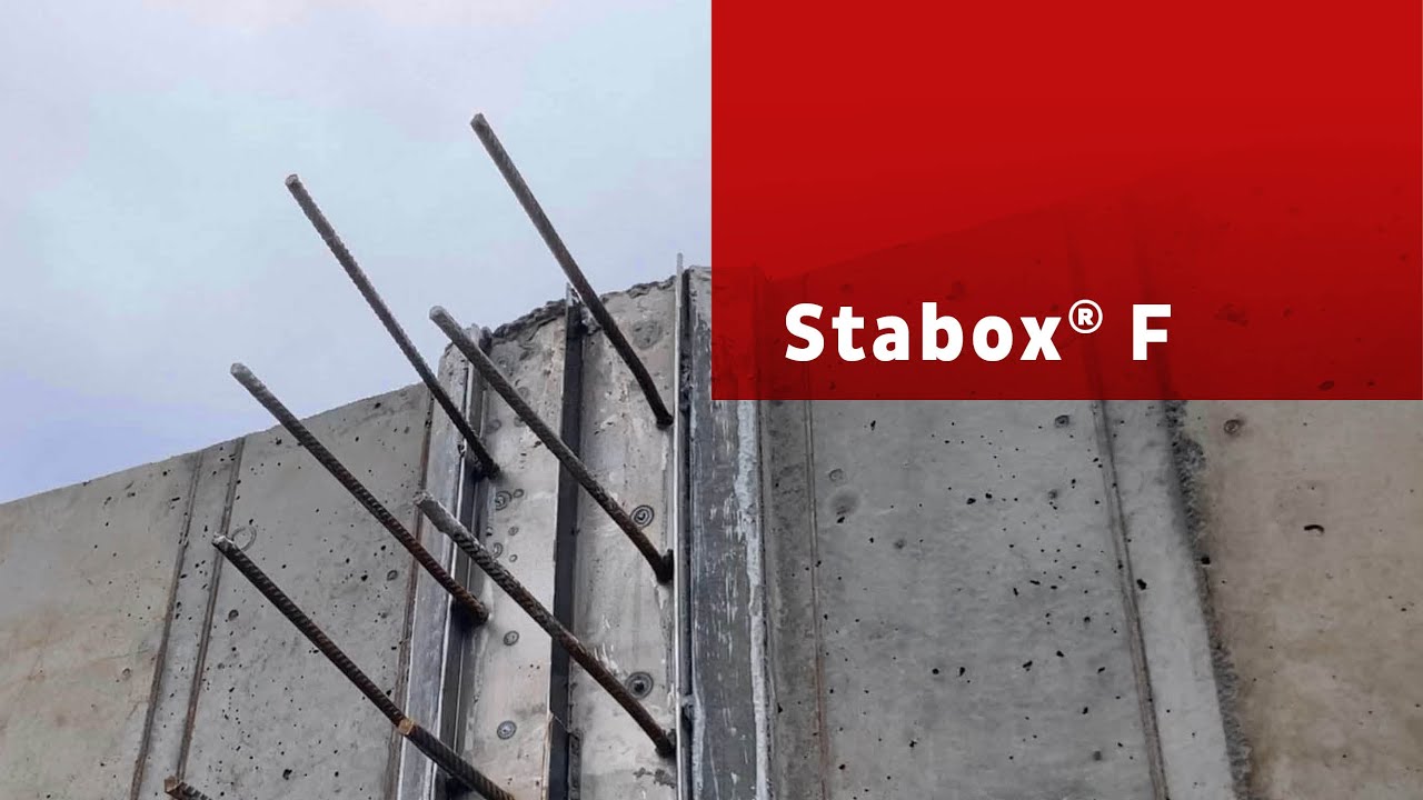 Stabox® F rebar connection with Fradiflex® Premium metal water stop ...