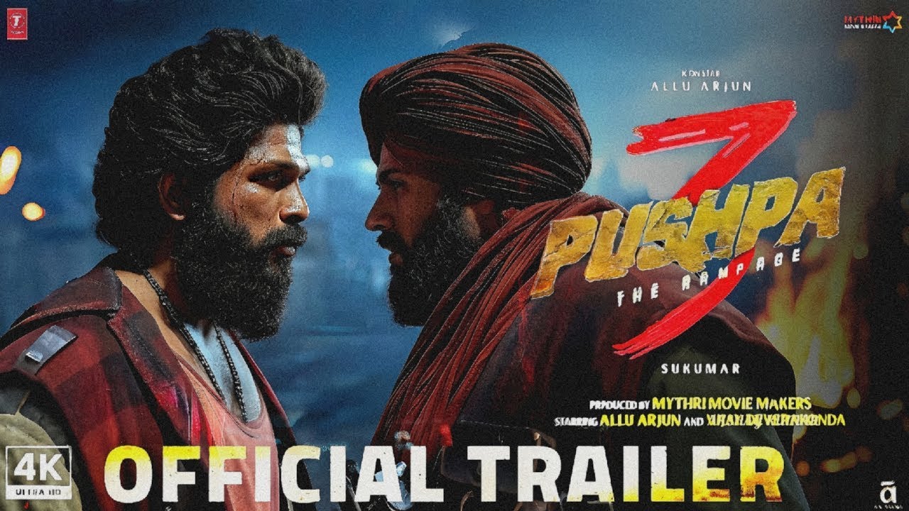 Pushpa 3: The Rampage - Official Trailer | Allu Arjun | Vijay ...