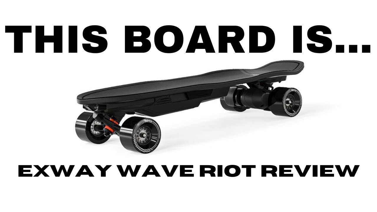 Exway Wave Riot Review - The Best Electric Short Board? - YouTube