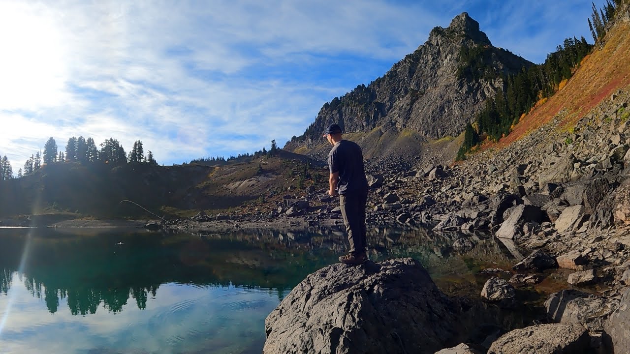 Fishing USA and CANADIAN border |High Alpine TROUT| - YouTube