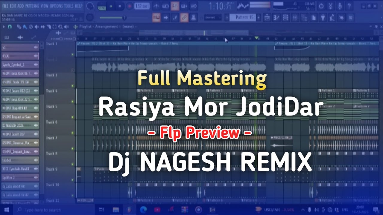 RASIYA MOR JODIDAR + TAPori Rhythm + FLp Preview + Dj Nagesh Mnp - YouTube