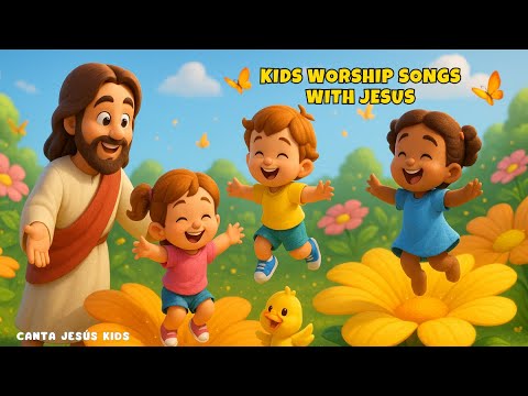 Kids Worship Songs with Jesus | Happy Christian Music for Children and ...