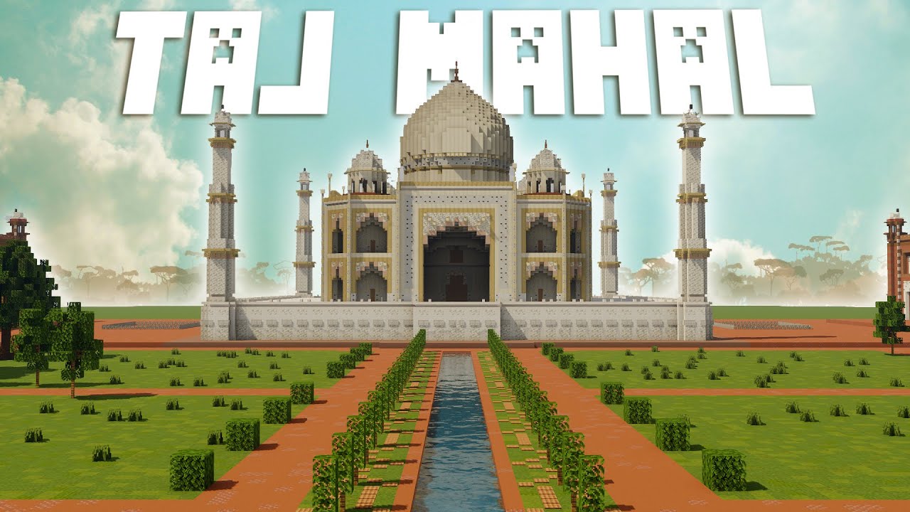 I built the TAJ MAHAL in Minecraft! - YouTube