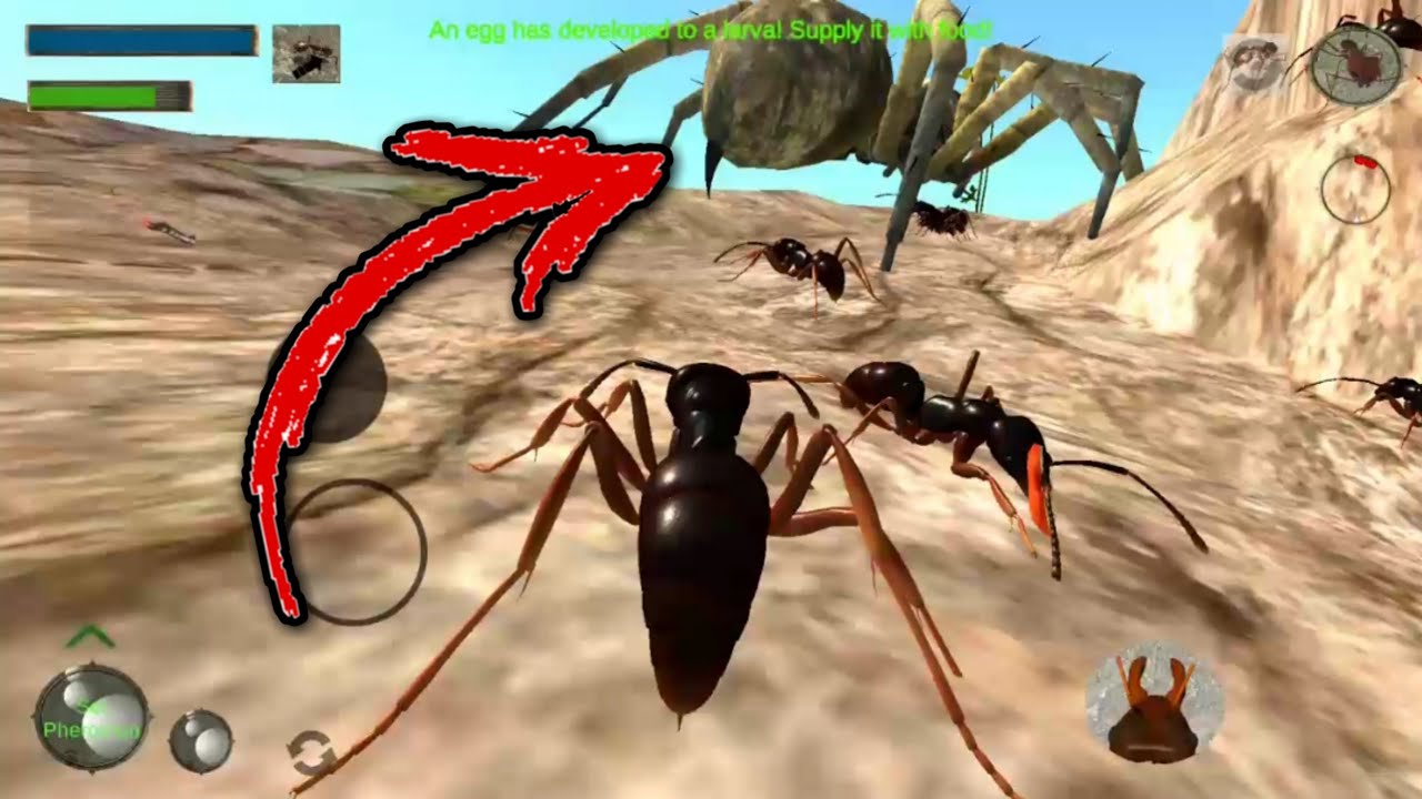 Needle Ant Vs Giant Spider - Adventure Of The Ant - Simulation 3D ...