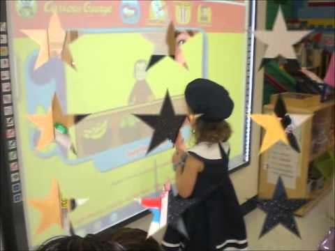Using our Smart Board at Tutor Time East Rockaway - YouTube
