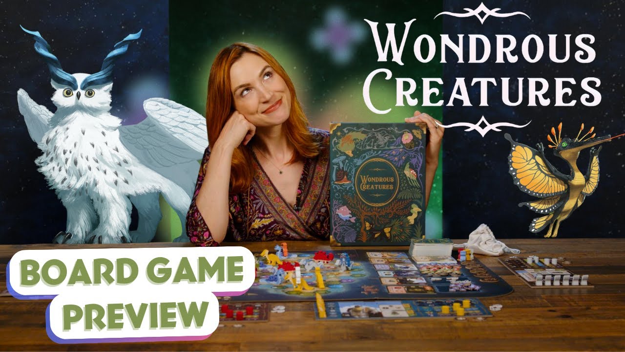 Wondrous Creatures Board Game Overview - YouTube