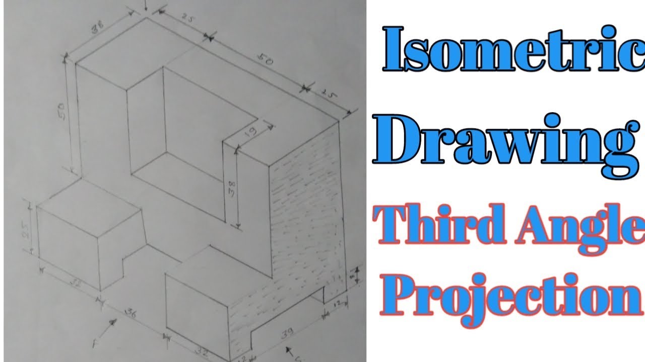 Third angle projection || third angle projection draawing || orthographic projection || iti ed ...