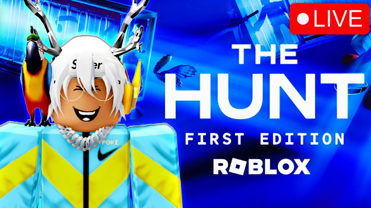 🔴LIVE | COLLECTING ROBLOX HUNT BADGES - YouTube