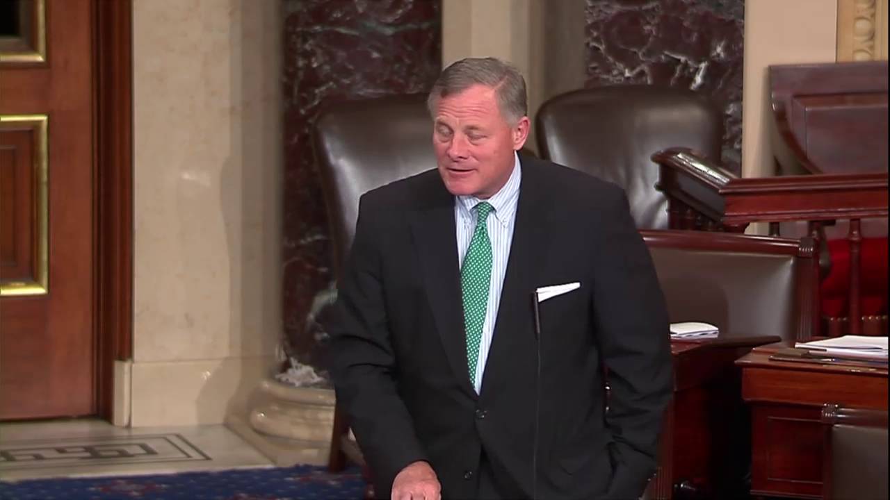 Senator Burr speaks about Pastor Chris Justice - YouTube