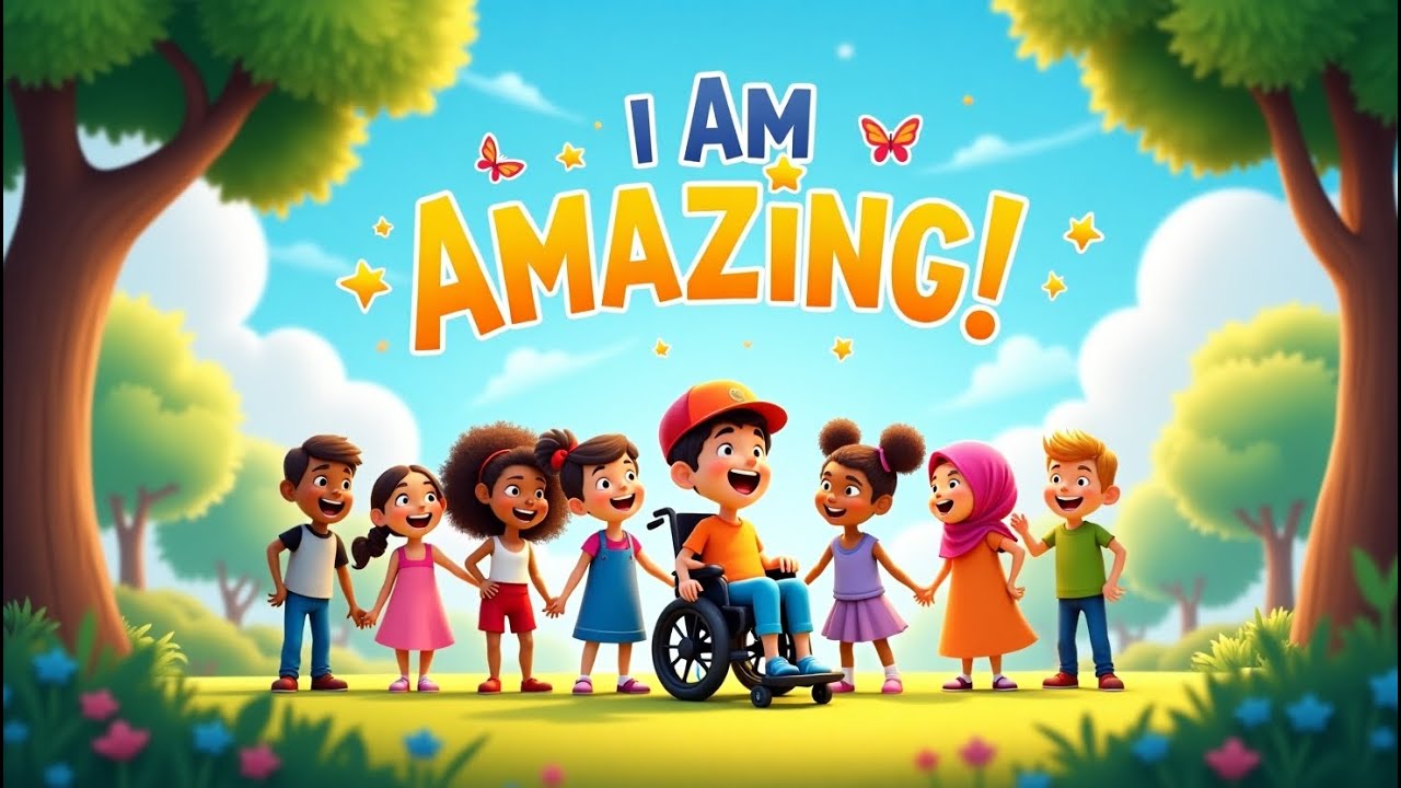 Positive Affirmations Song for Kids | Confidence & Self-Esteem Boost ...