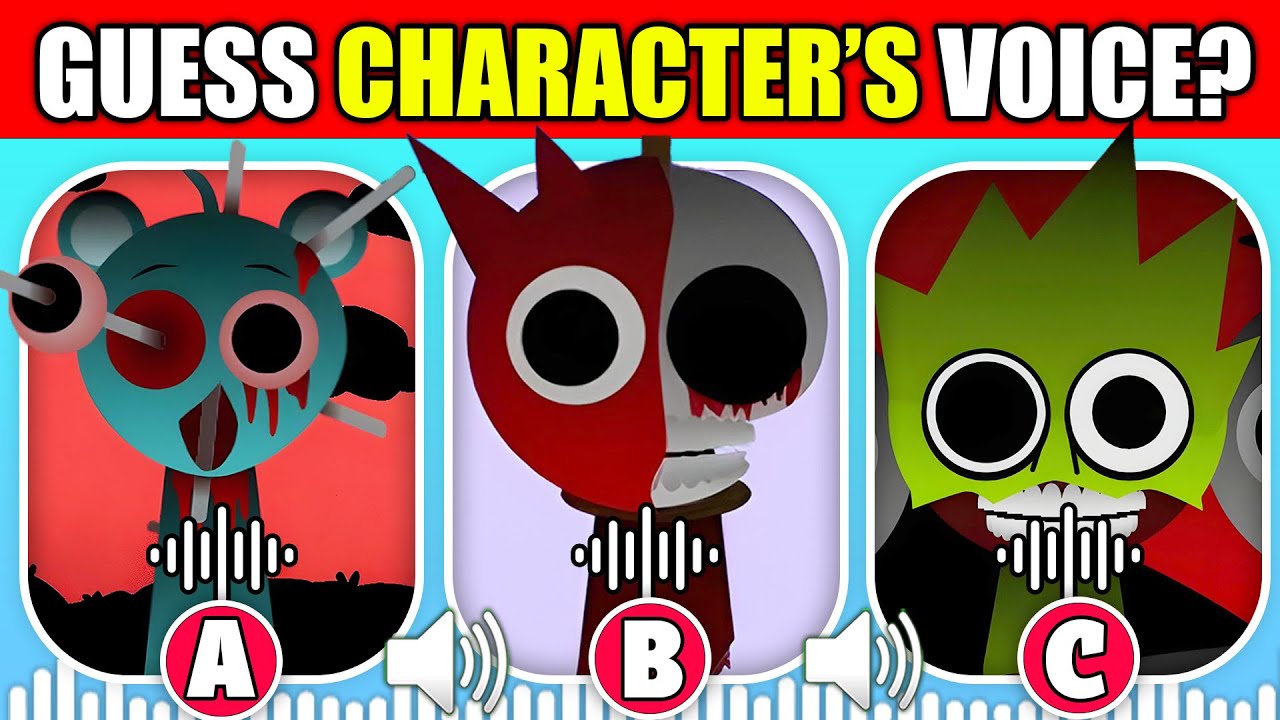 Can You Guess All Horror Incredibox Sprunki Characters by Their VOICE ...
