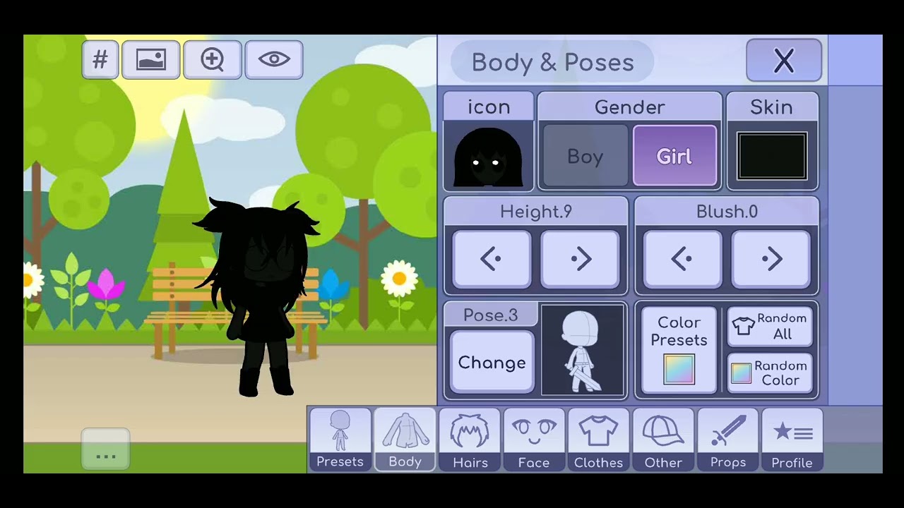 How to add a shade/Outline onto your character in gacha! (No apps ...