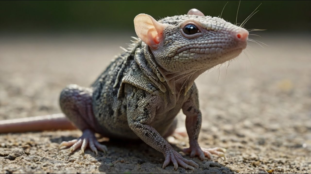Hybrid of rat and lizard - YouTube