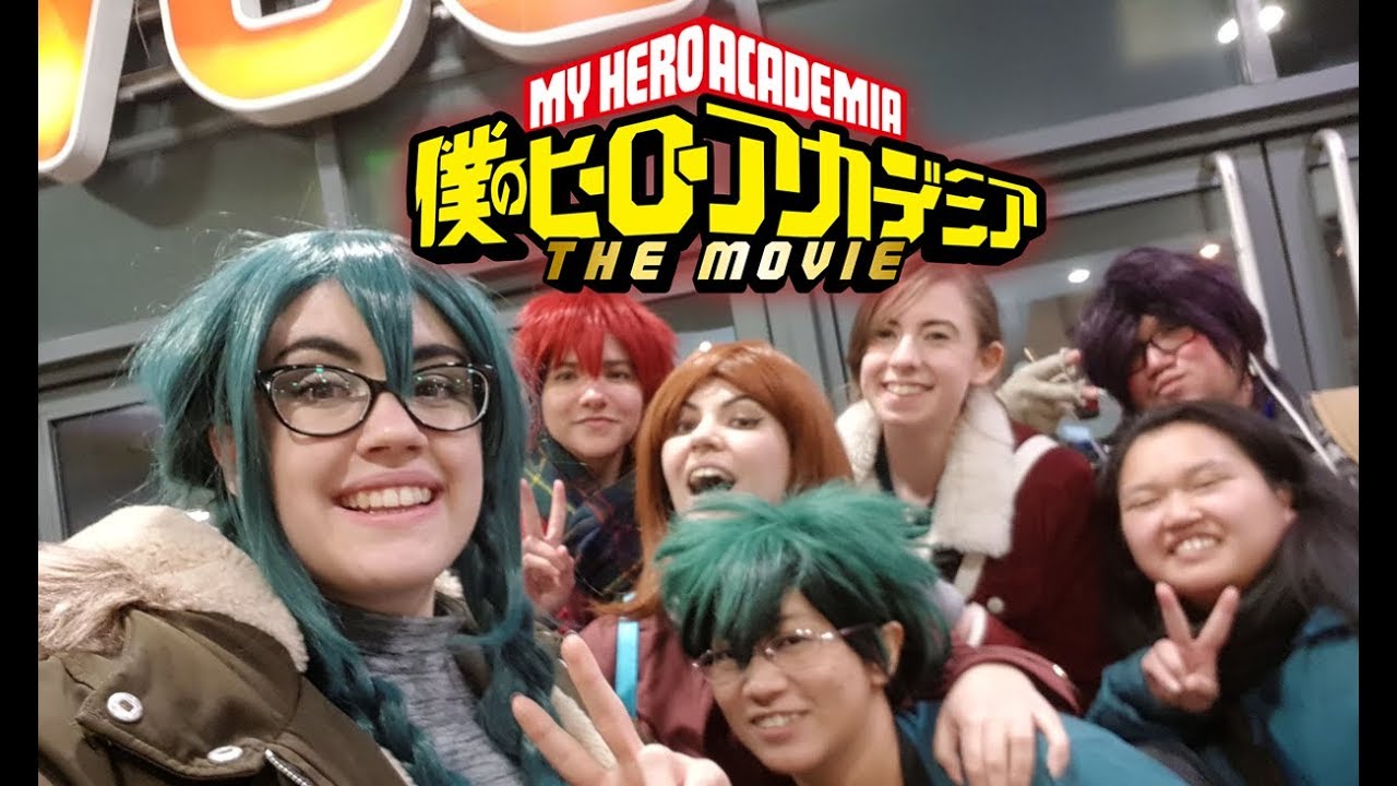 BNHA Cosplay - Class 1-A go to see the movie!! - YouTube