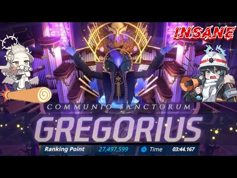Blue Archive RAID "GREGORIUS INSANE 27,497,599 - YouTube