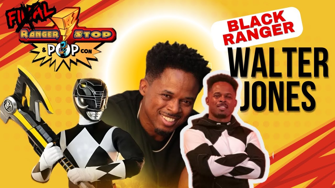 Black Ranger Walter Jones | Rangerstop and POP 2025 - YouTube